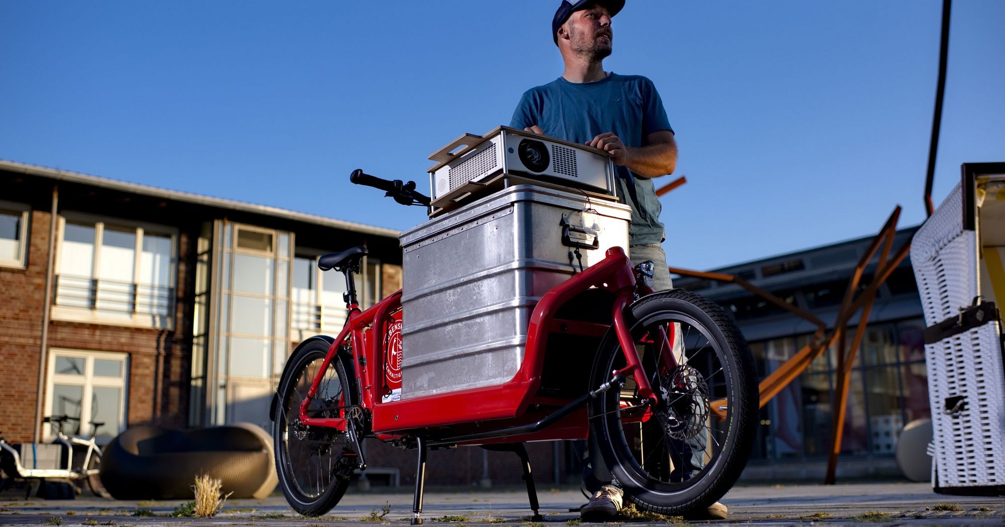 Einzigartiges Outdoorerlebnis: Lastenrad-Kino Sylt